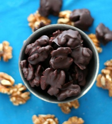 Dark Chocolate Covered Walnuts - Low Carb and Gluten-Free - All Day I ...