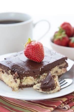 Keto Chocolate Eclair Cake - All Day I Dream About Food