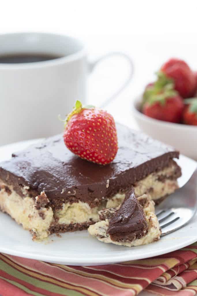 Keto Chocolate Eclair Cake - All Day I Dream About Food