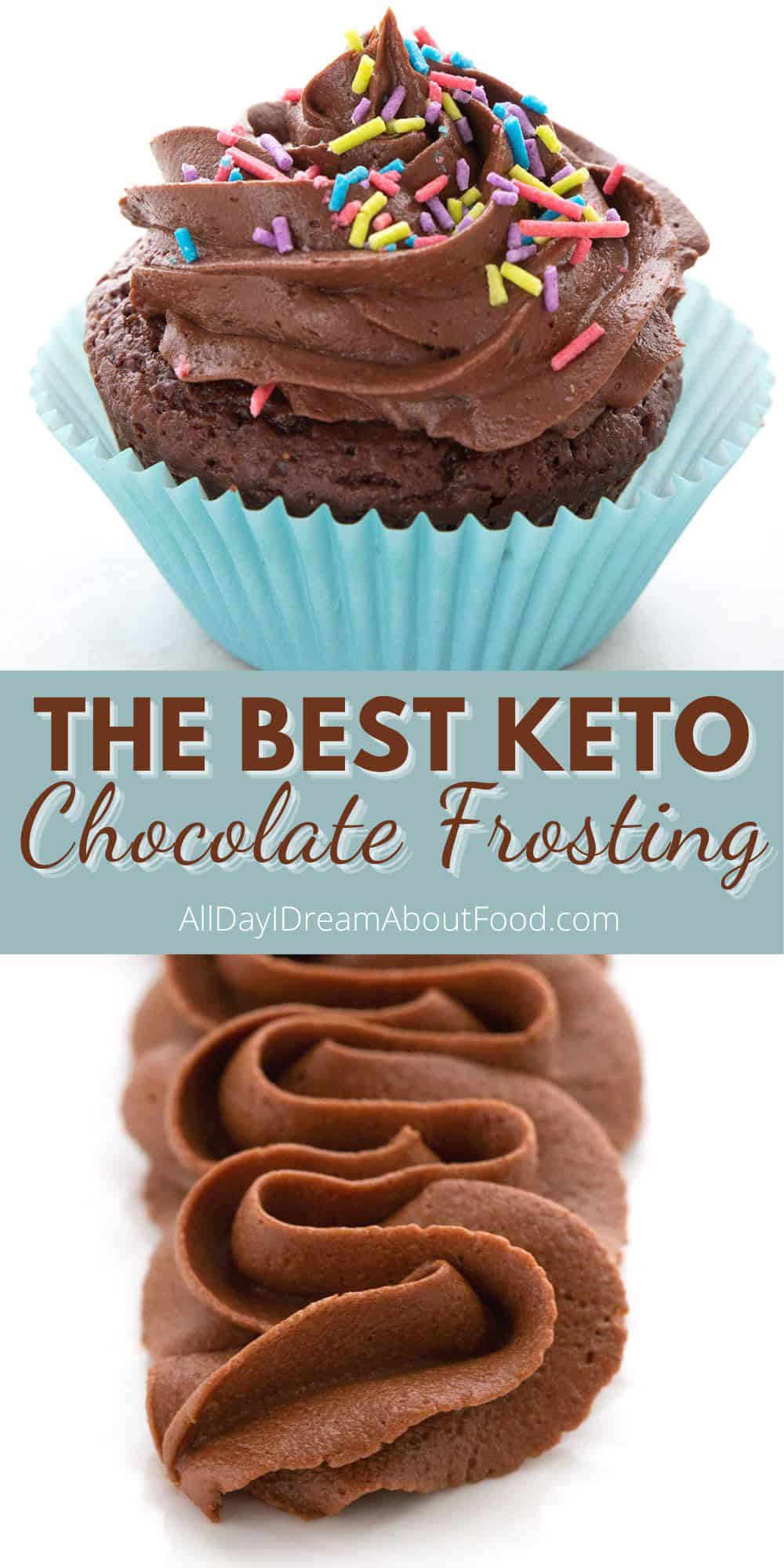 Keto Chocolate Frosting - All Day I Dream About Food