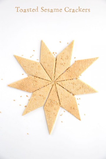 Toasted Sesame Crackers - Keto Crackers - All Day I Dream About Food
