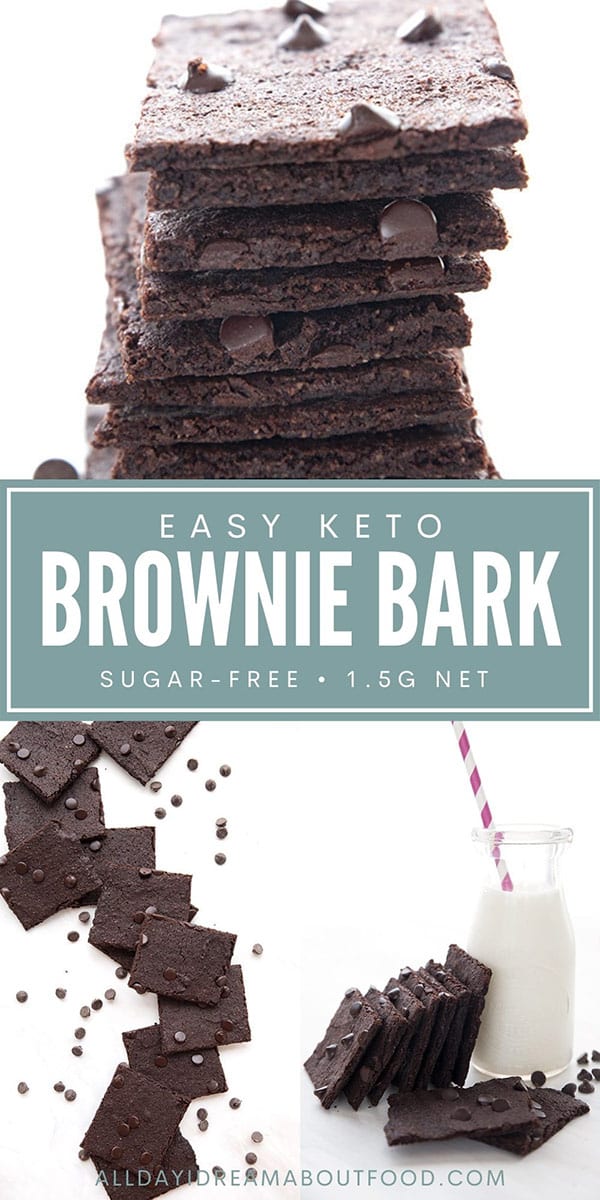Keto Brownie Bark - All Day I Dream About Food