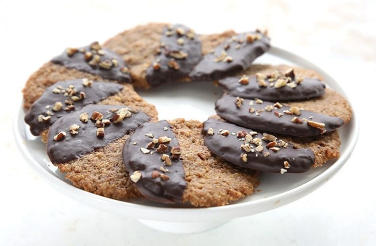 Keto Pecan Lace Cookies - All Day I Dream About Food