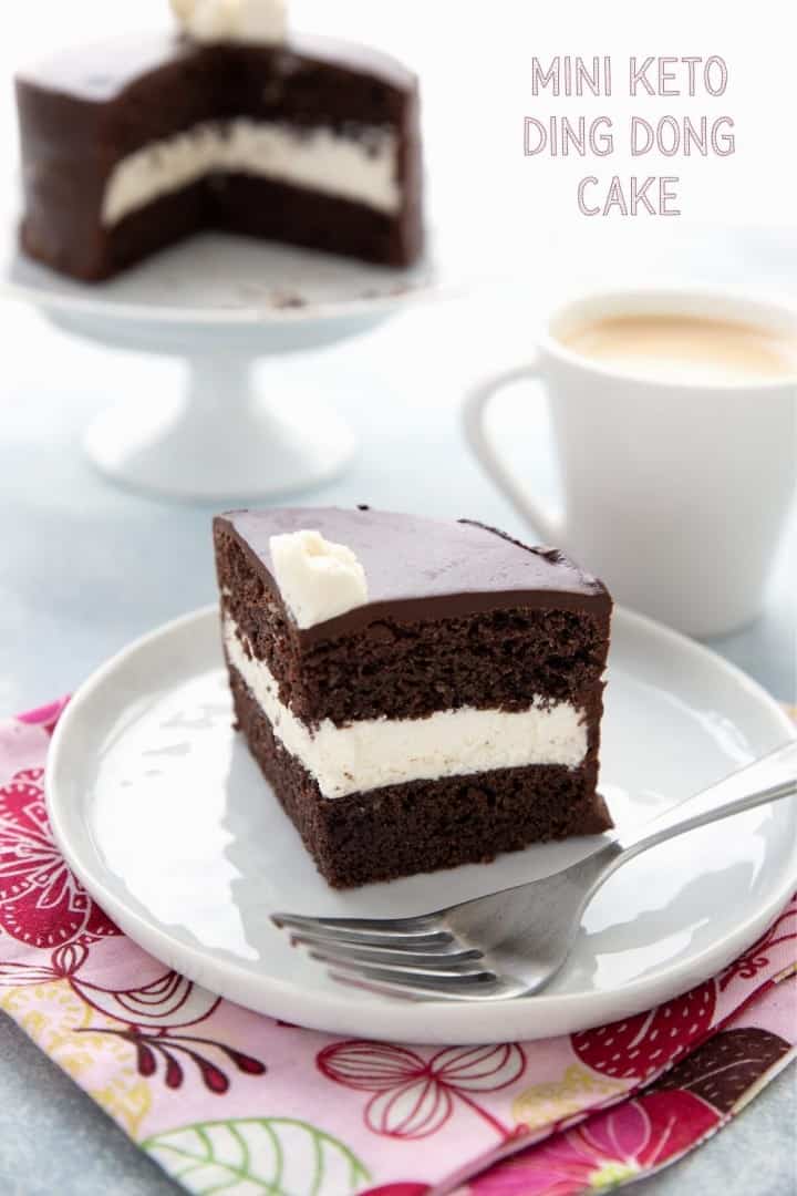 Mini Keto Ding Dong Cake - All Day I Dream About Food