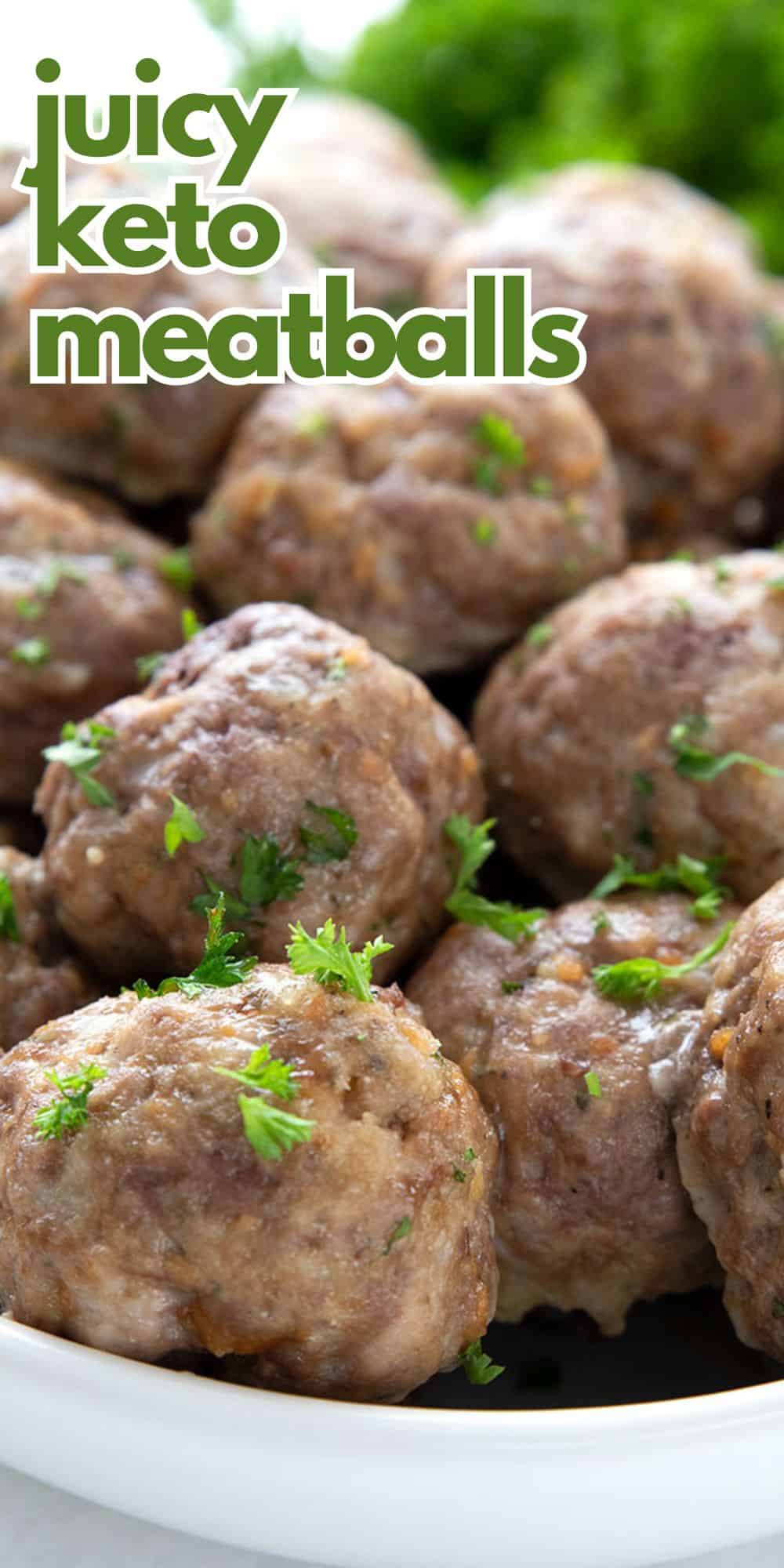 Keto Meatballs - All Day I Dream About Food