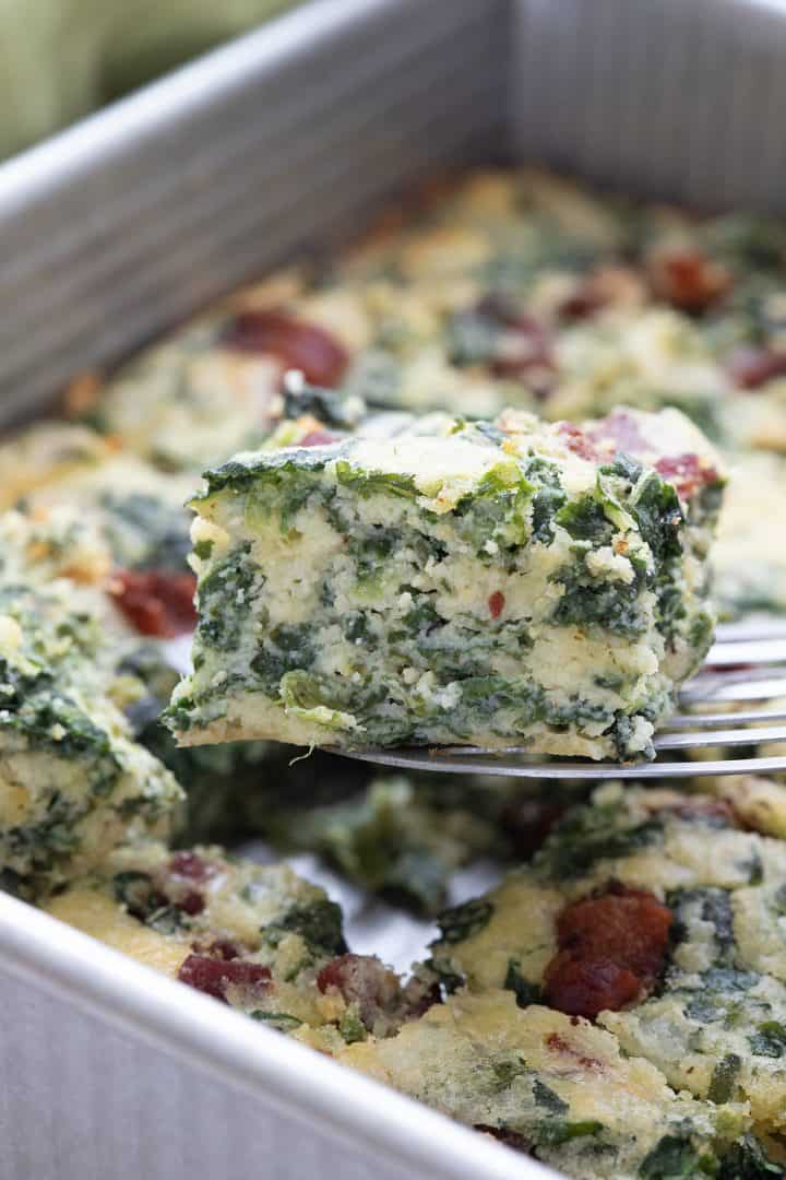 Spinach Squares - Easy Keto Appetizer - All Day I Dream About Food