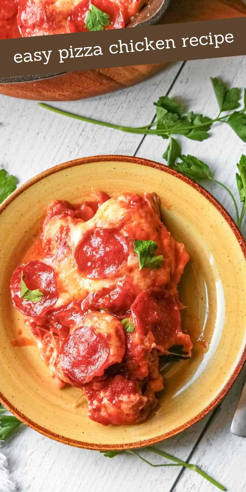 Easy Pizza Chicken - All Day I Dream About Food