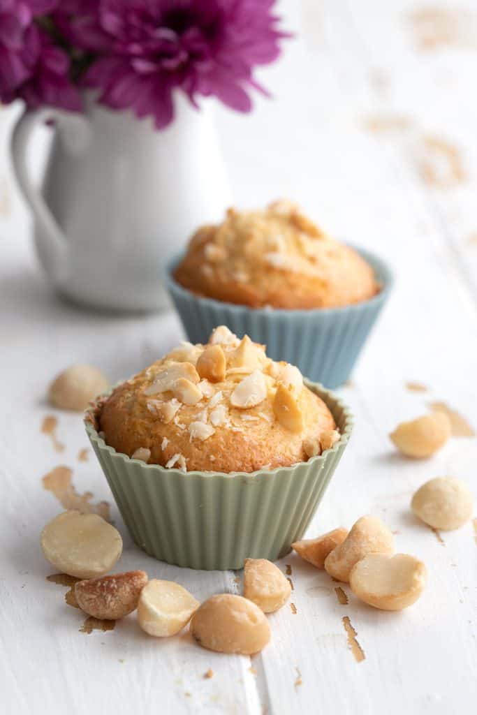 Keto Macadamia Nut Muffins - All Day I Dream About Food