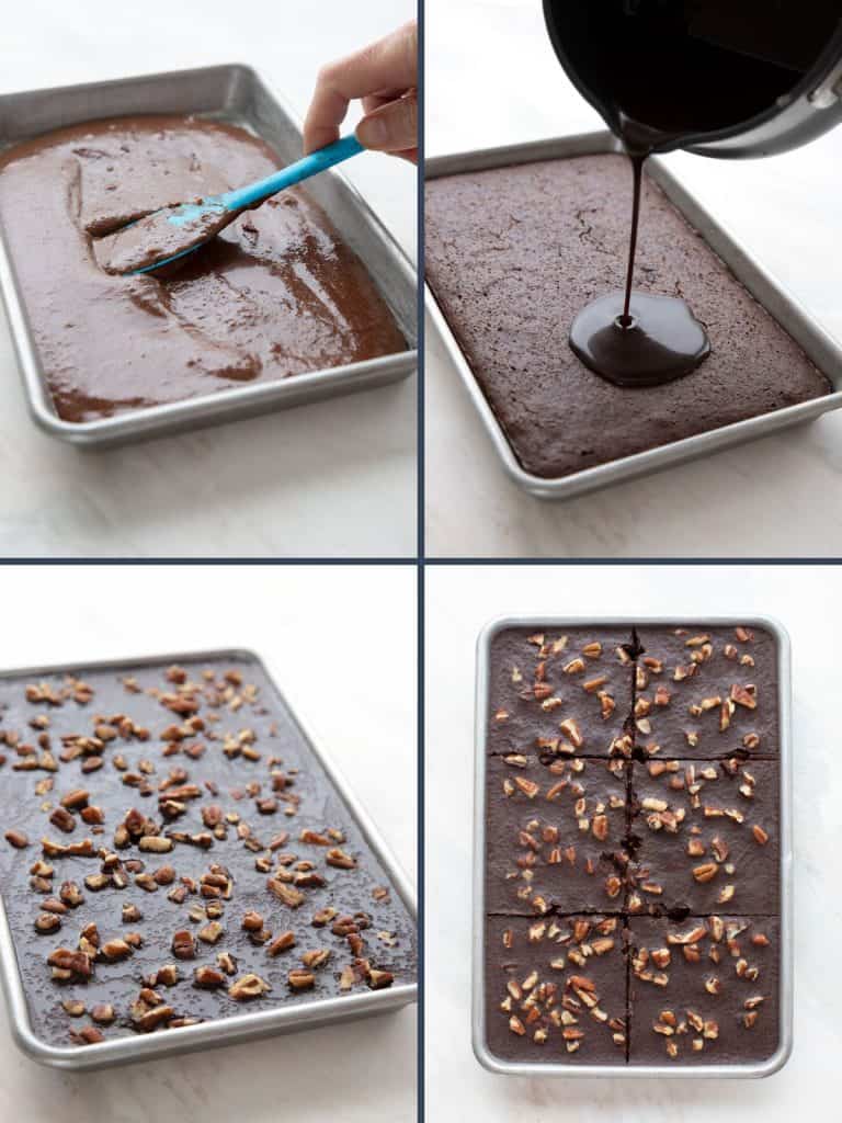 Keto Sheet Cake for Two - All Day I Dream About Food