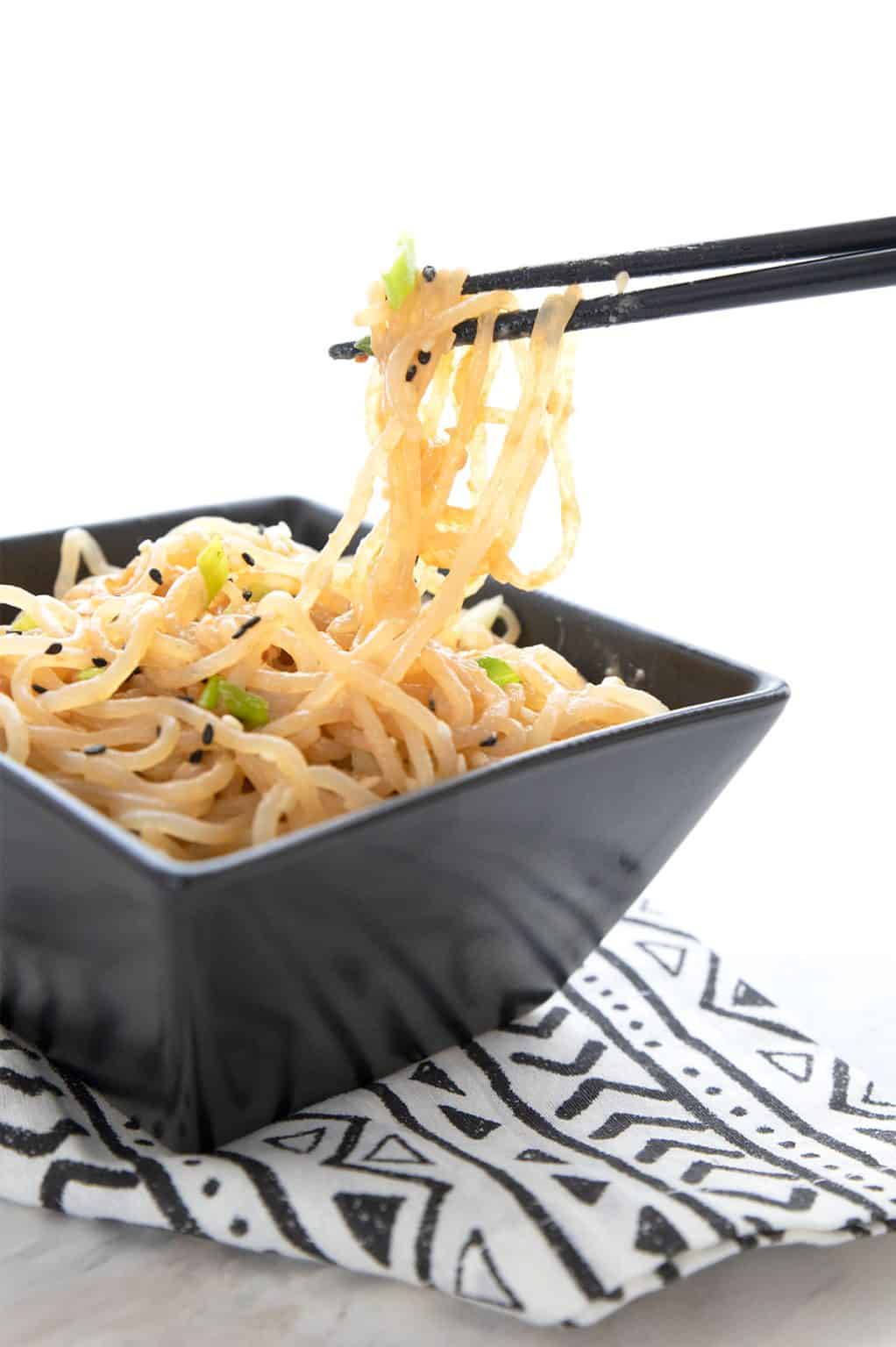 Easy Keto Sesame Noodles - All Day I Dream About Food