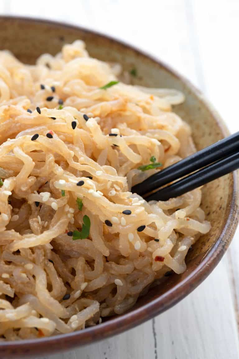 Easy Keto Sesame Noodles - All Day I Dream About Food