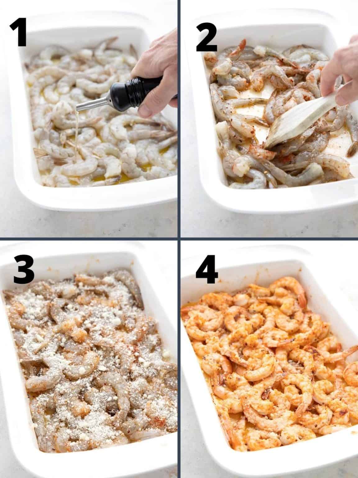 Easy Baked Shrimp with Garlic and Parmesan