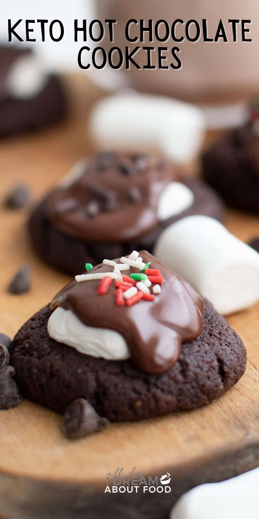 Keto Hot Chocolate Cookies - All Day I Dream About Food