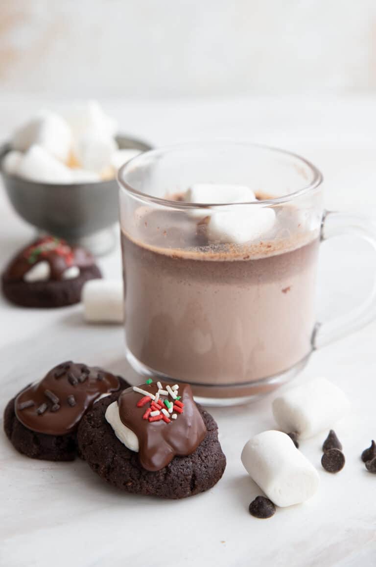 Keto Hot Chocolate Cookies - All Day I Dream About Food