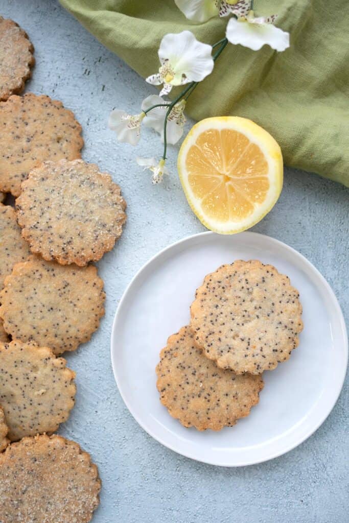 Keto Lemon Poppy Seed Cookies - All Day I Dream About Food