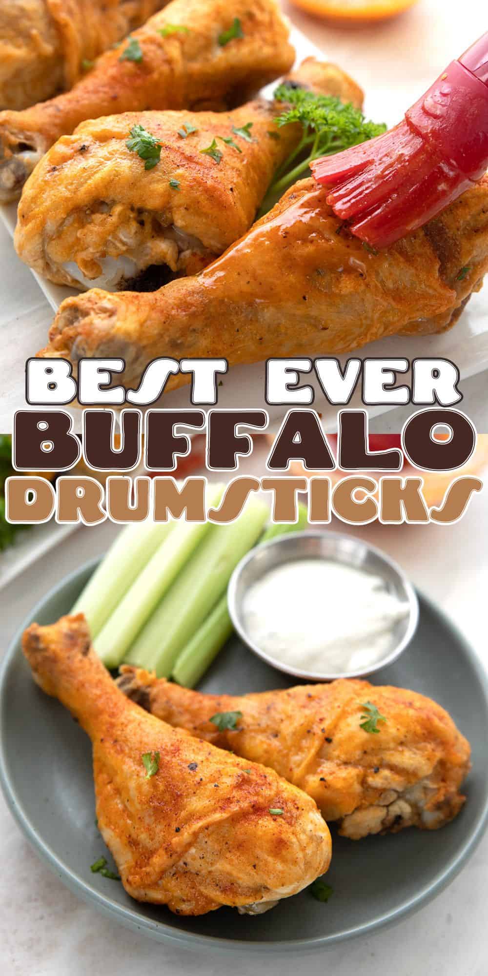 Crispy Baked Buffalo Chicken - All Day I Dream About Food