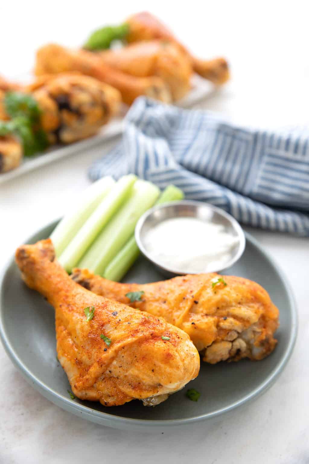 Crispy Baked Buffalo Chicken - All Day I Dream About Food