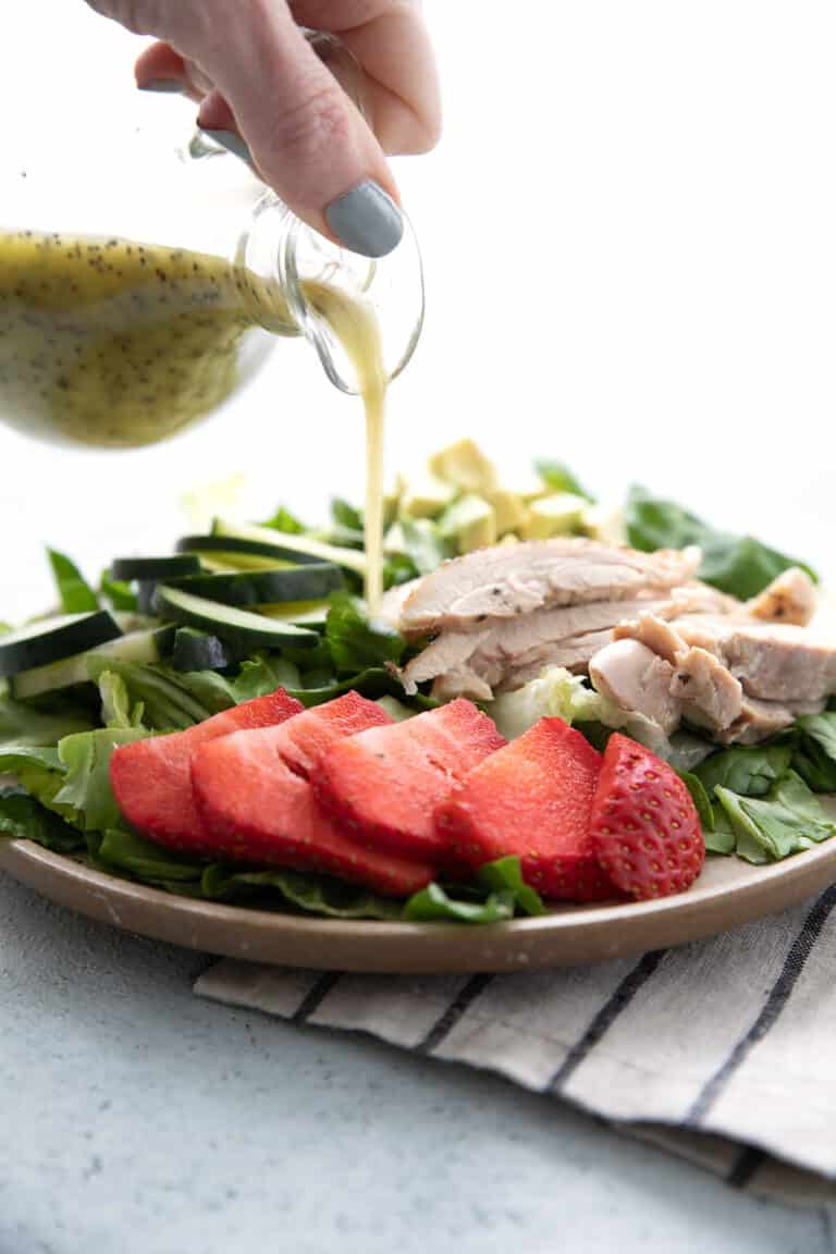 Keto Lemon Poppy Seed Dressing - All Day I Dream About Food