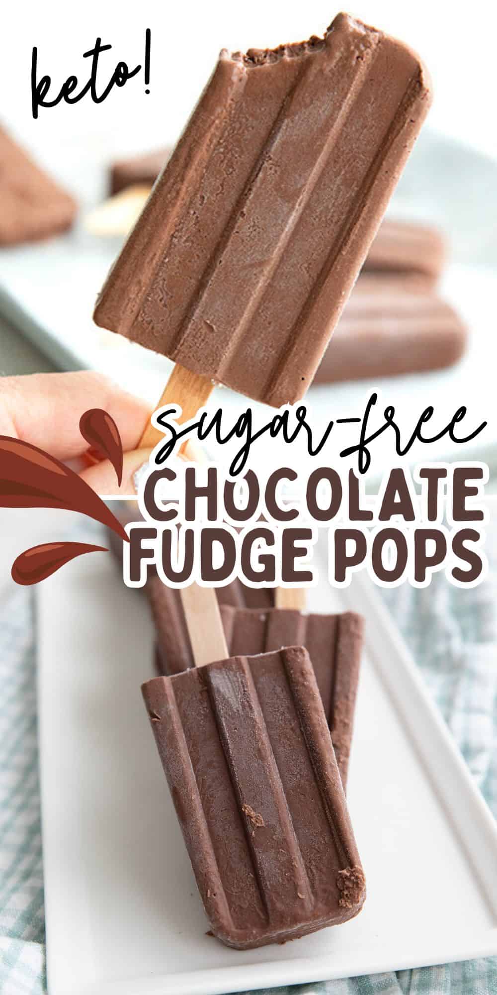 Sugar Free Fudge Pops - All Day I Dream About Food