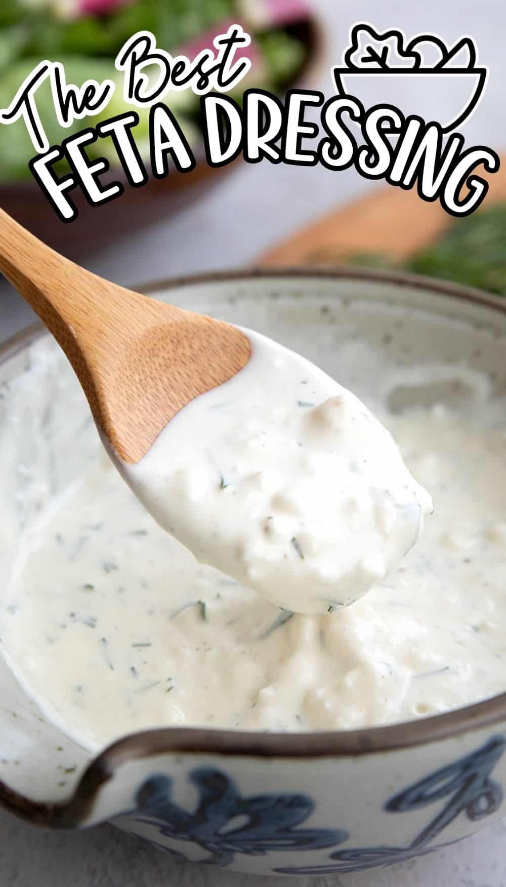 Creamy Feta Dressing - All Day I Dream About Food