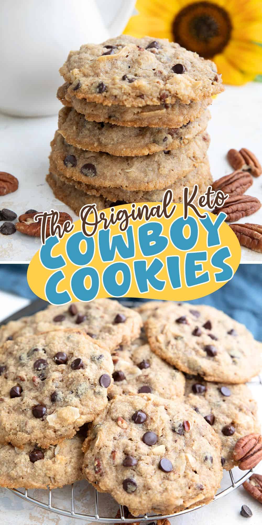 Keto Cowboy Cookies - All Day I Dream About Food