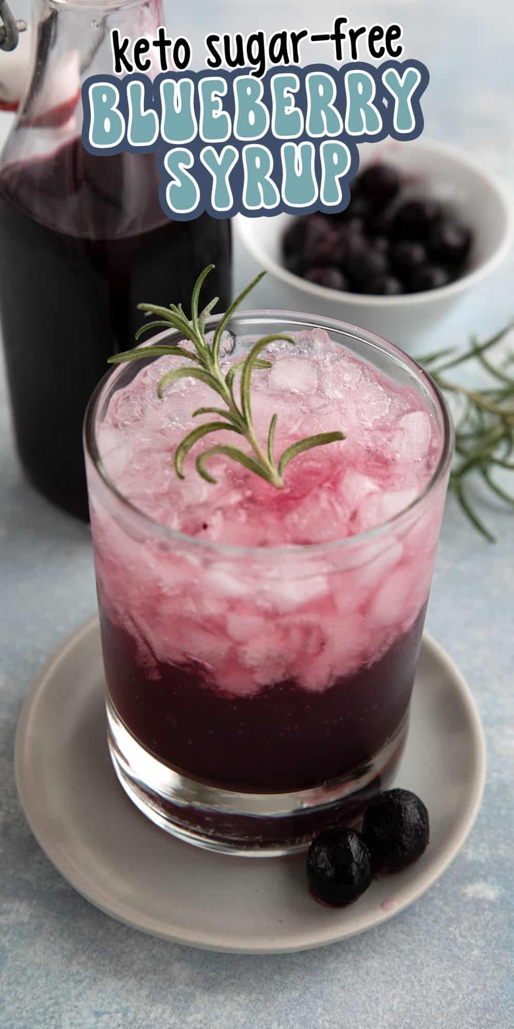 Keto Blueberry Syrup - All Day I Dream About Food