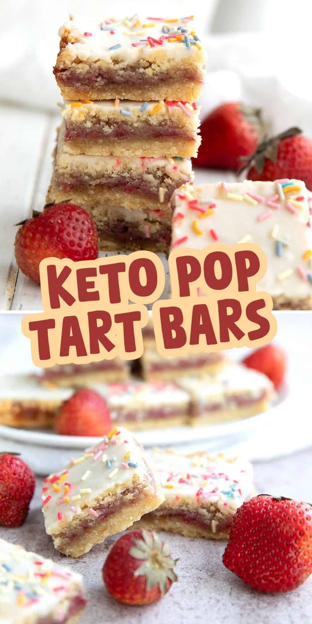Keto Pop Tart Bars - All Day I Dream About Food