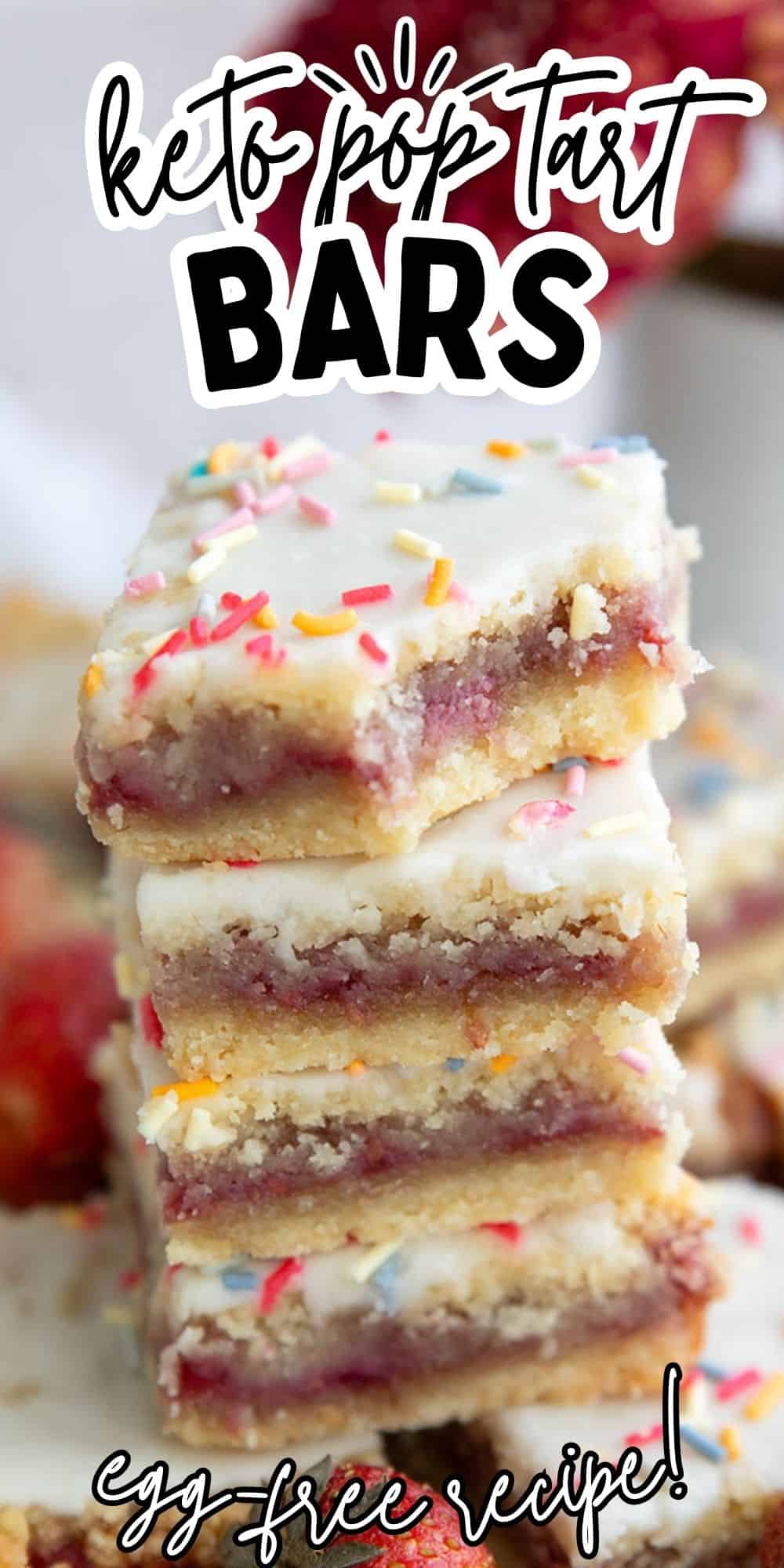 Keto Pop Tart Bars - All Day I Dream About Food