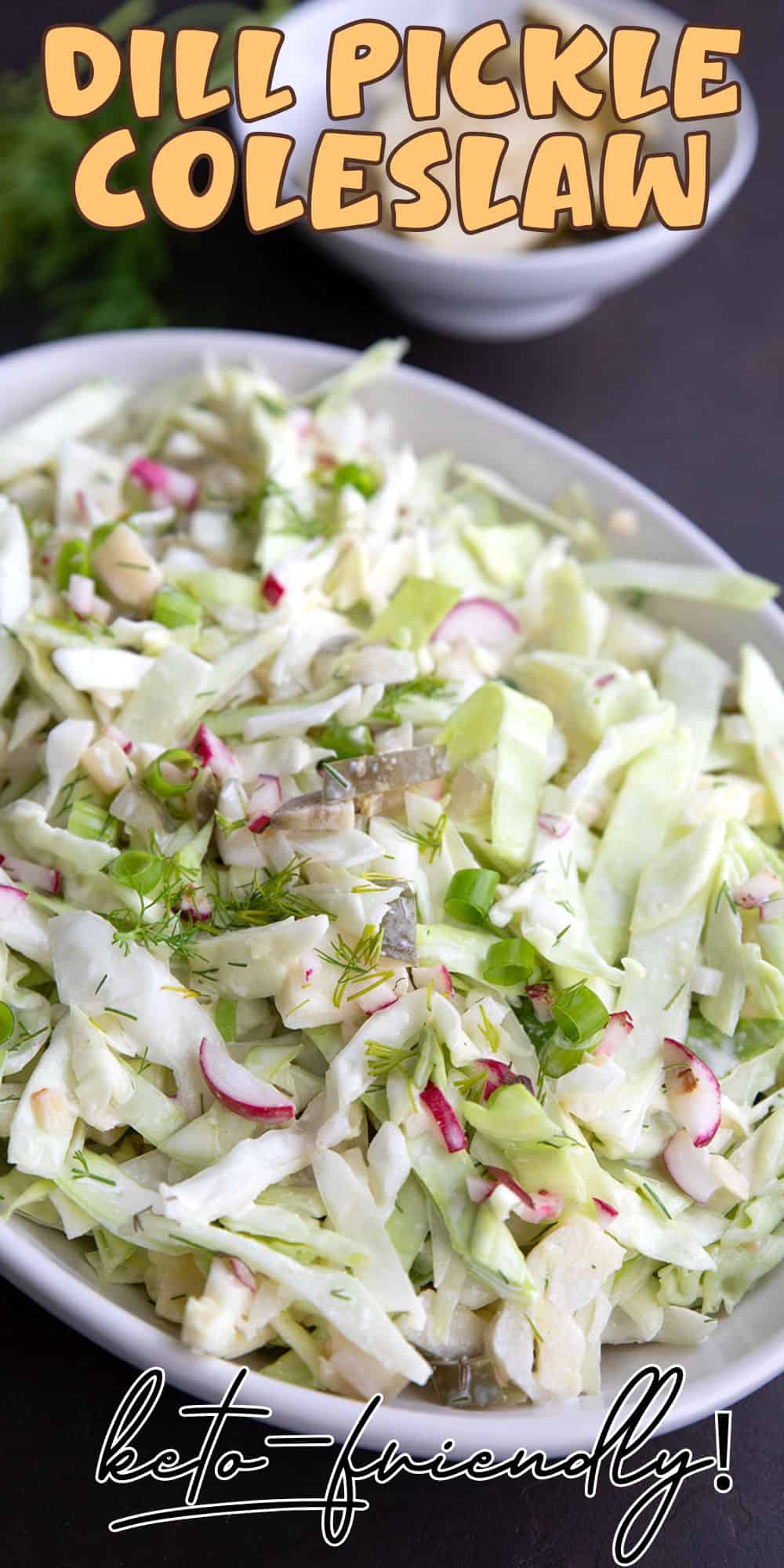Dill Pickle Keto Coleslaw All Day I Dream About Food