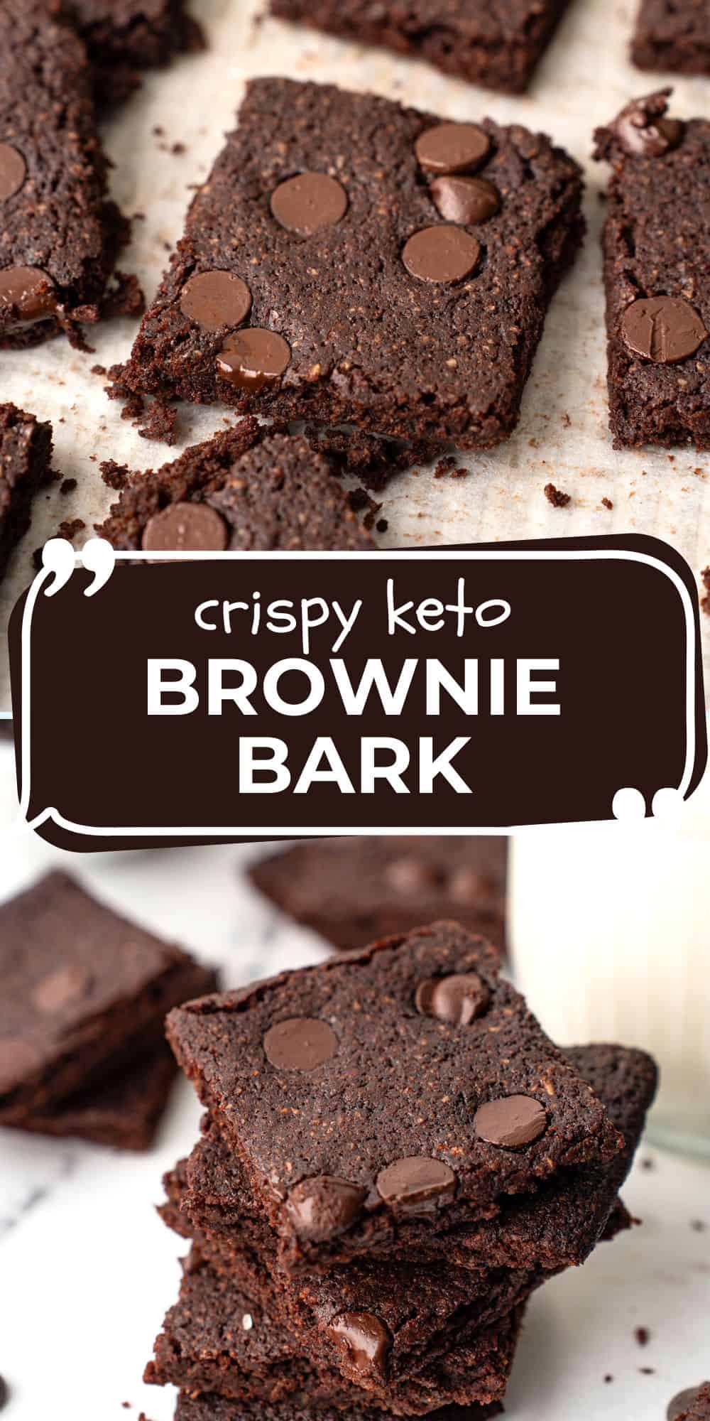 Keto Brownie Bark - All Day I Dream About Food