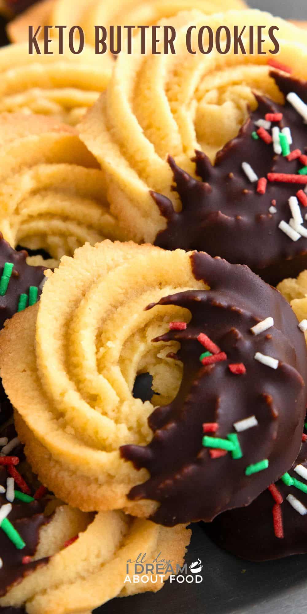 Keto Butter Cookies - All Day I Dream About Food