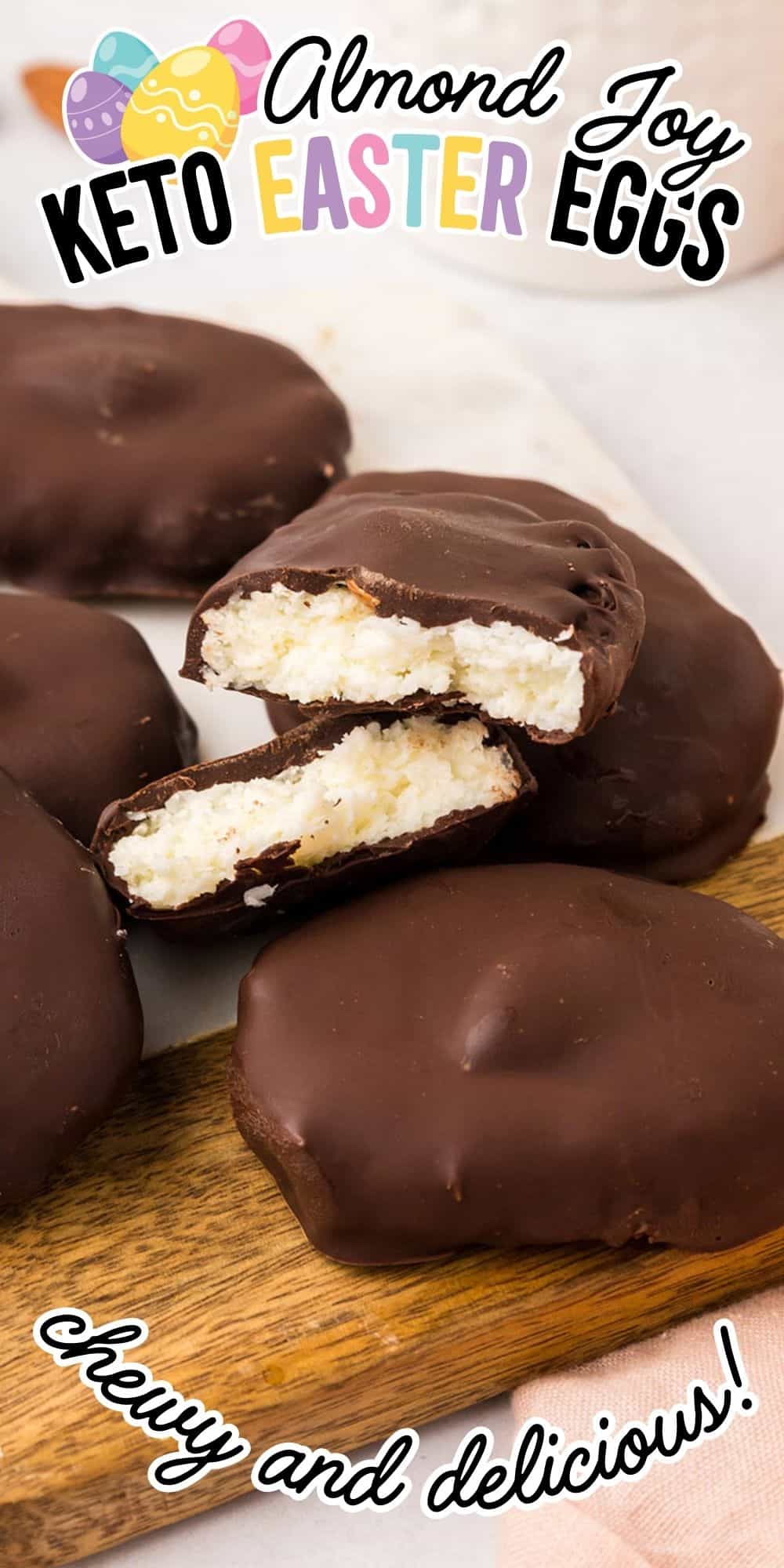 Keto Almond Joy Easter Eggs - All Day I Dream About Food