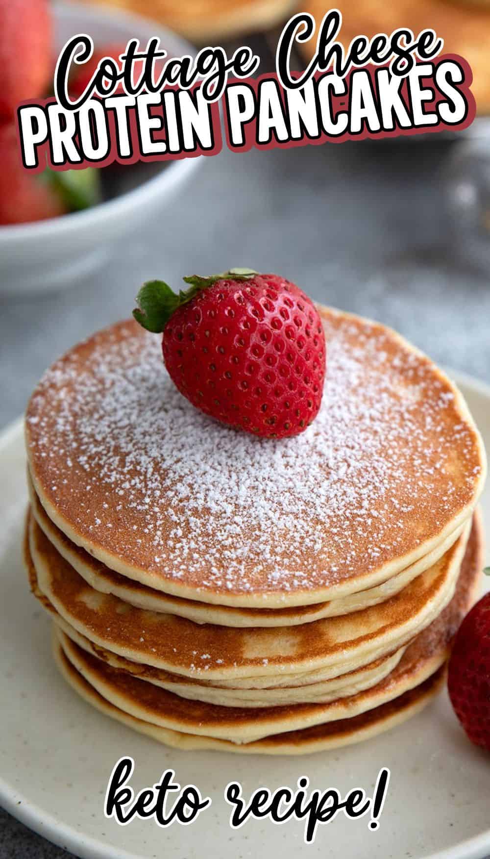 Cottage Cheese Protein Pancakes - All Day I Dream About Food