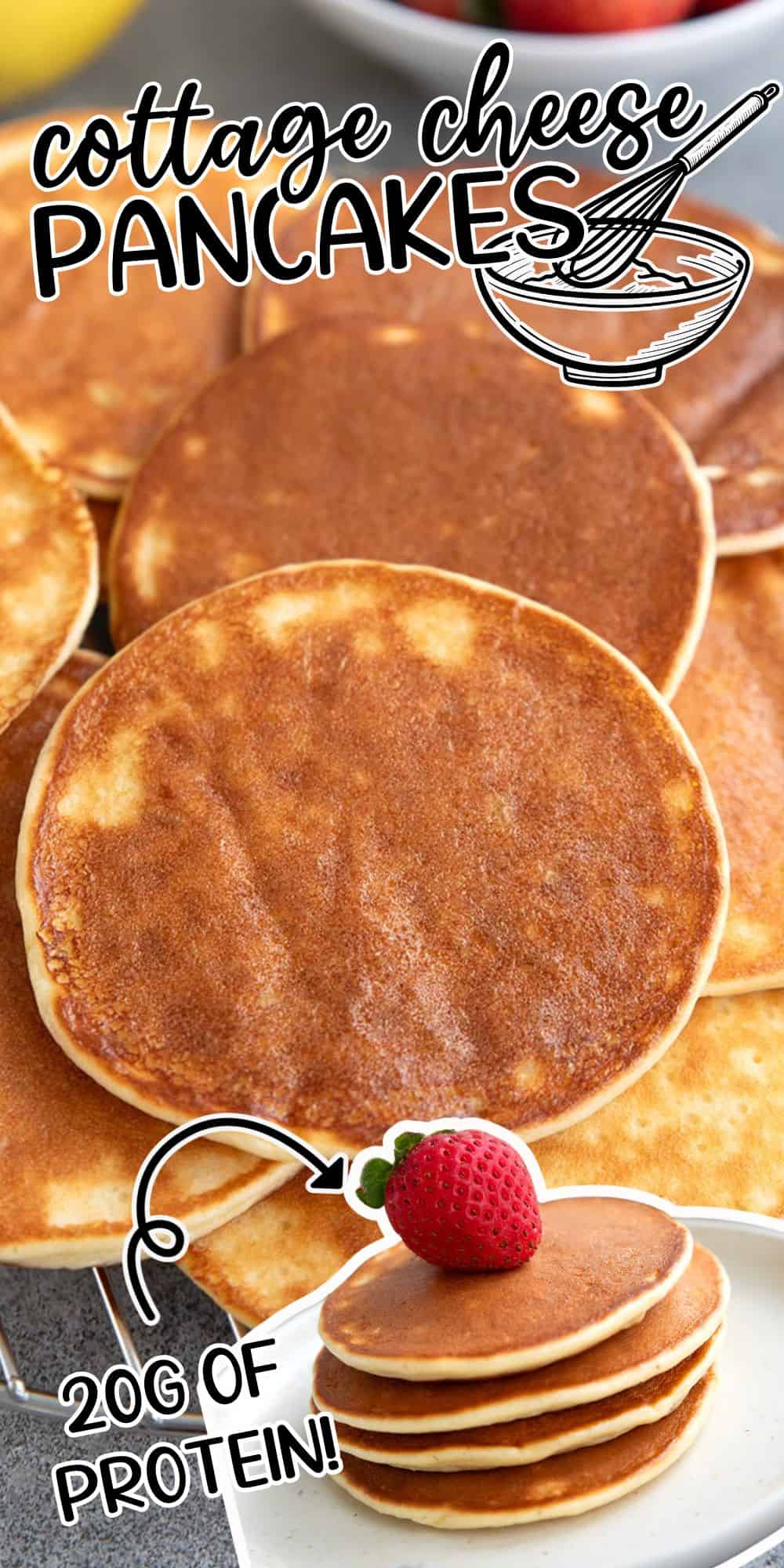 Cottage Cheese Protein Pancakes - All Day I Dream About Food