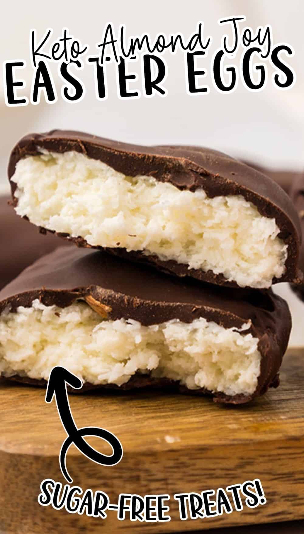 Keto Almond Joy Easter Eggs - All Day I Dream About Food