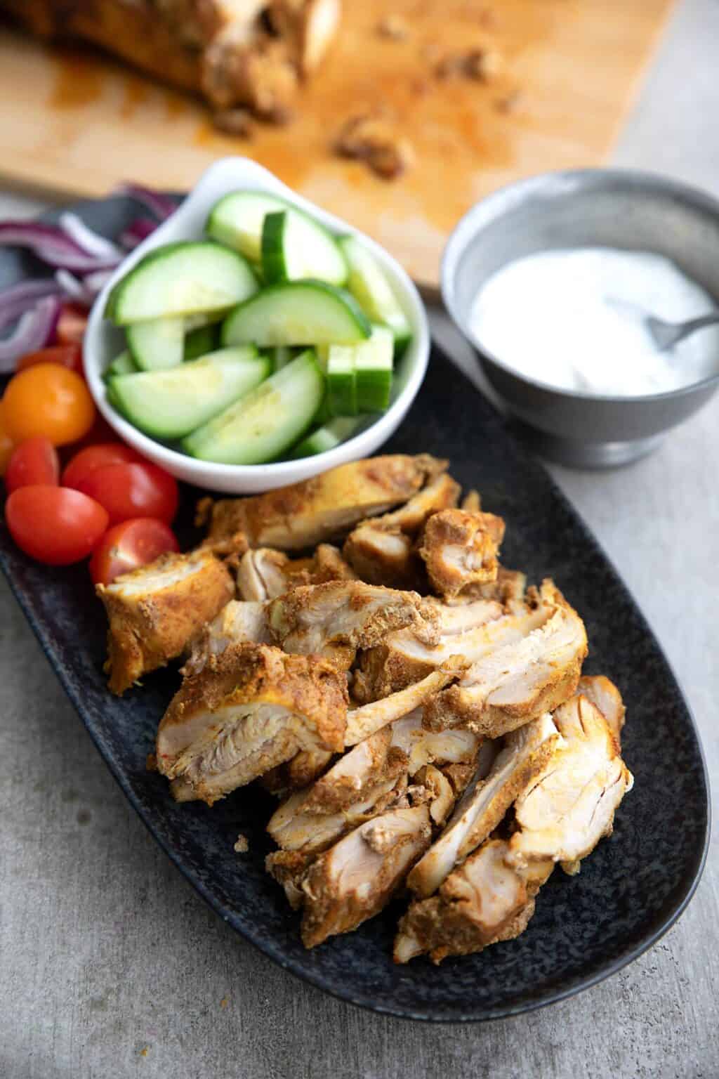 Loaf Pan Chicken Shawarma - All Day I Dream About Food