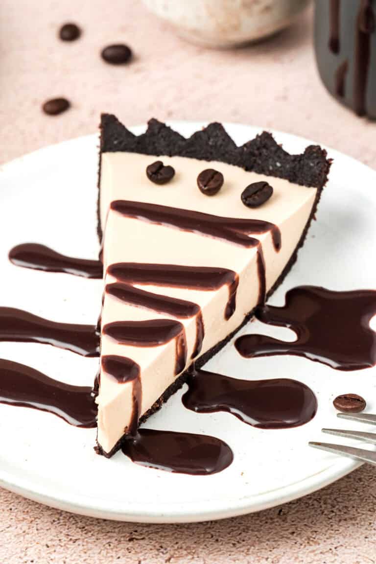 Keto Cold Brew Coffee Pie - All Day I Dream About Food