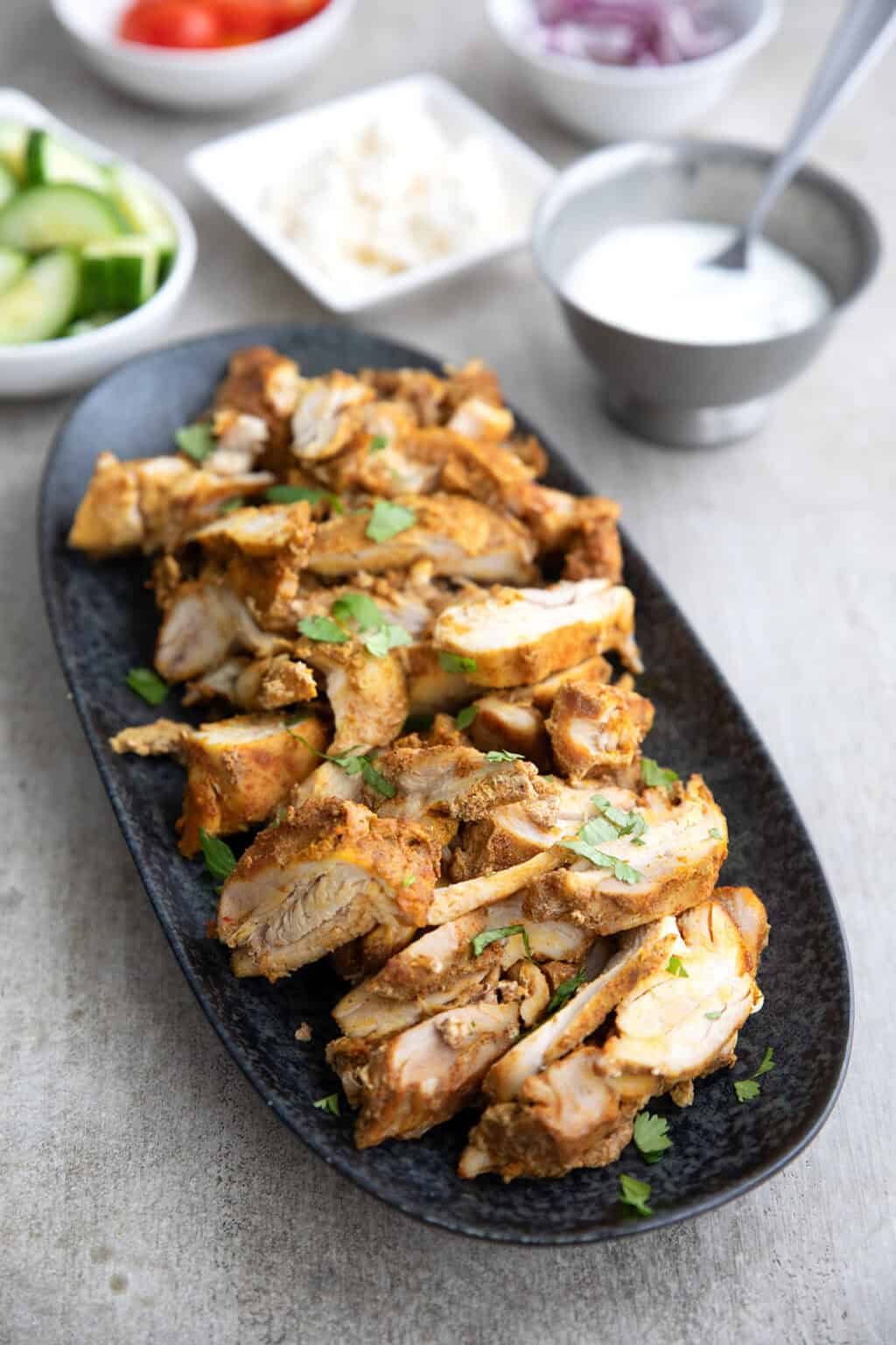 Loaf Pan Chicken Shawarma - All Day I Dream About Food