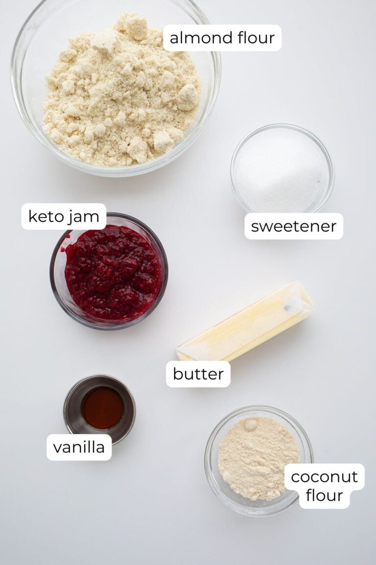 Keto Raspberry Crumble Cookies - All Day I Dream About Food