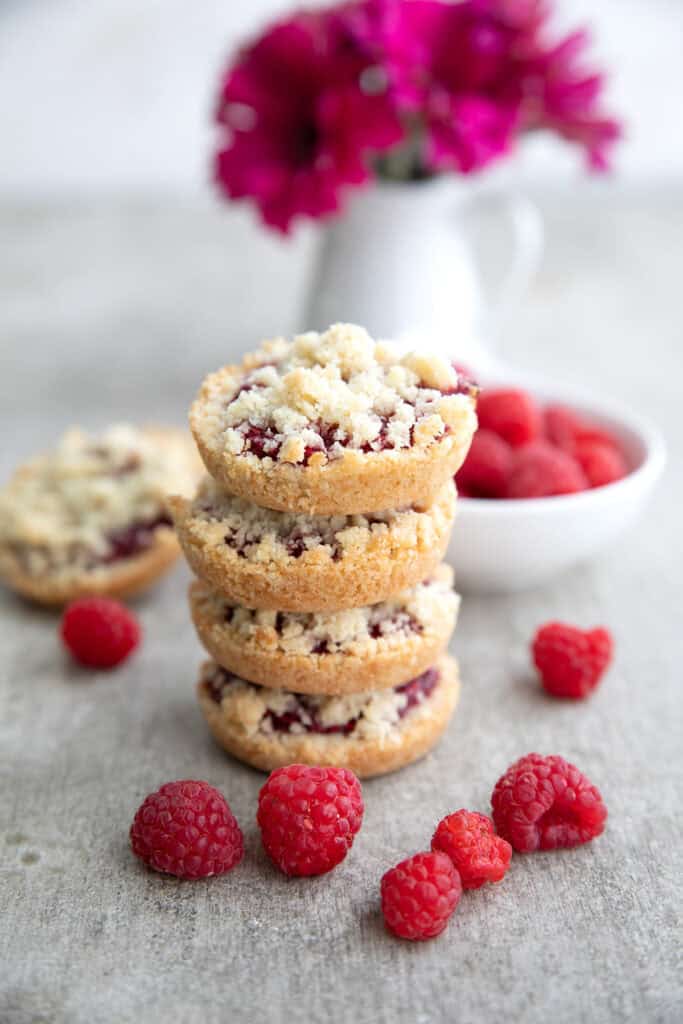 Keto Raspberry Crumble Cookies - All Day I Dream About Food