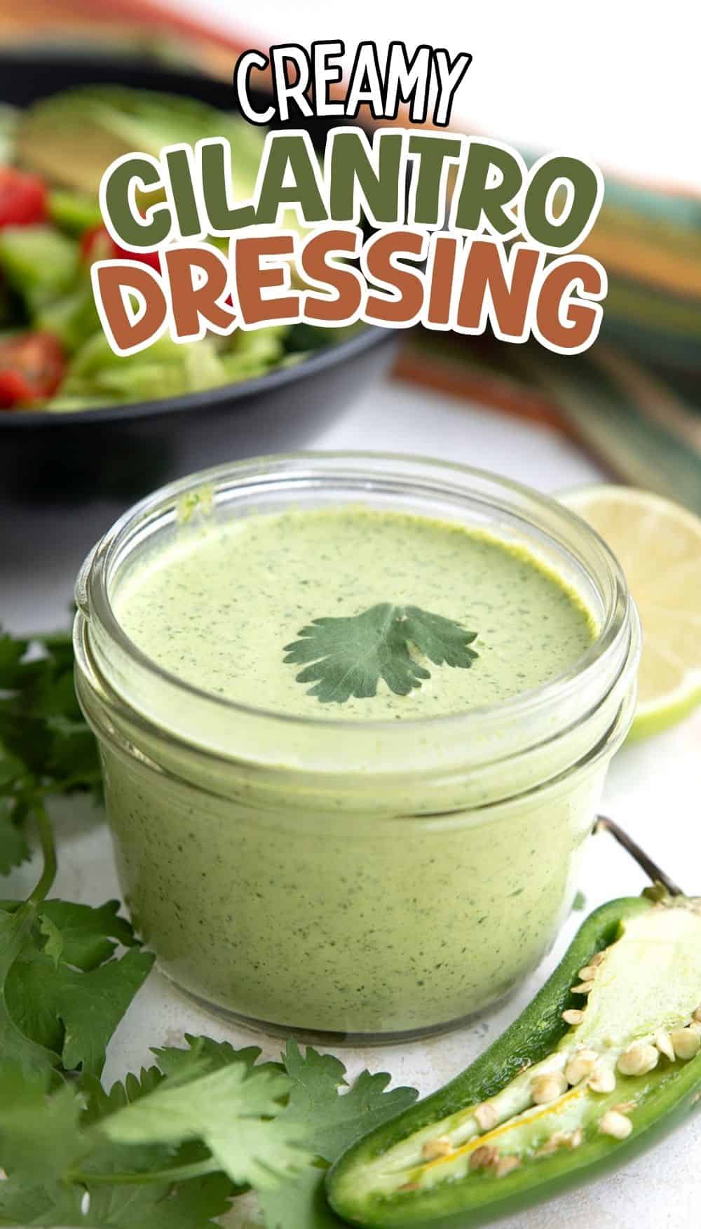 Creamy Cilantro Dressing - All Day I Dream About Food