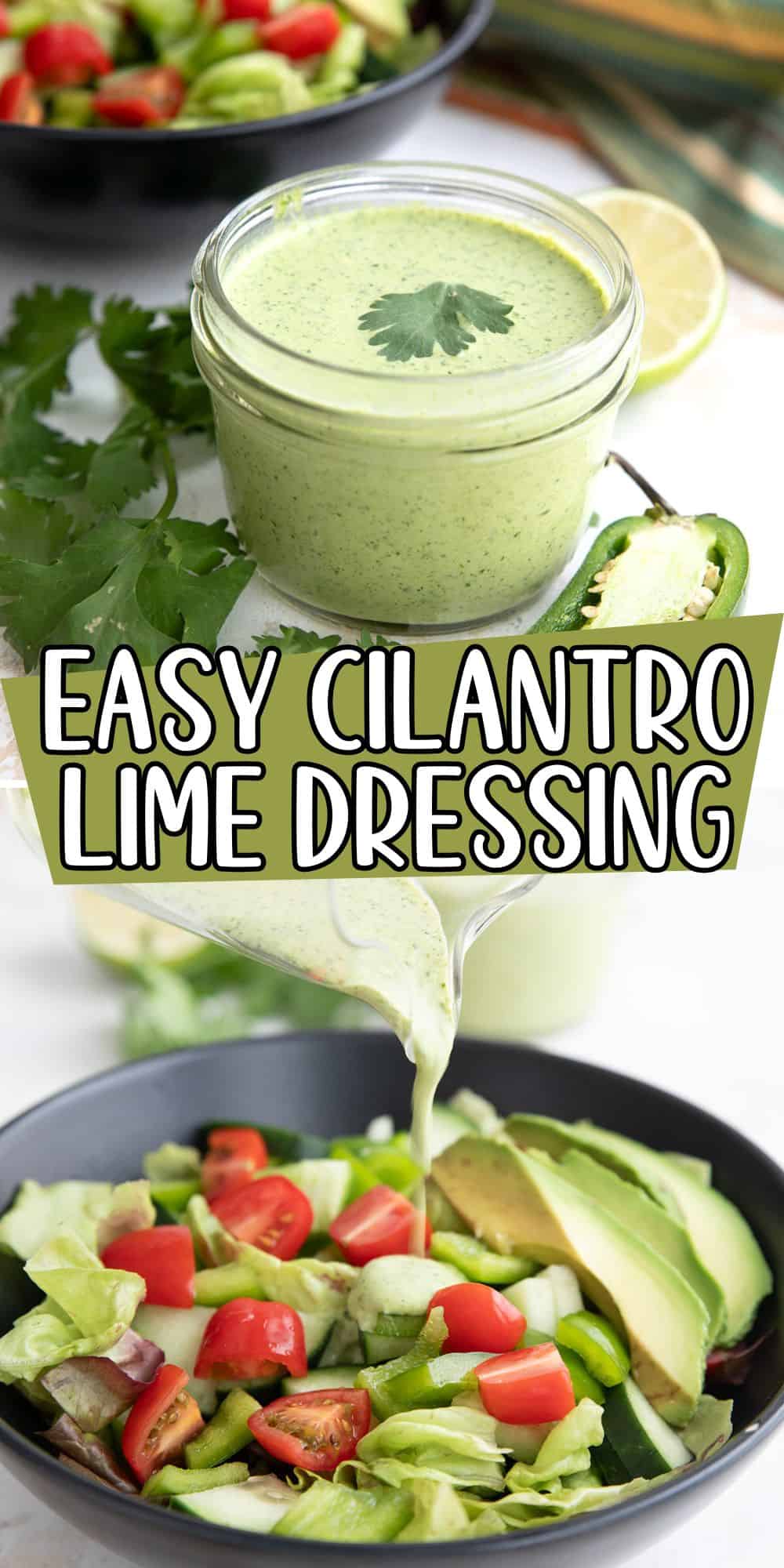Creamy Cilantro Dressing - All Day I Dream About Food