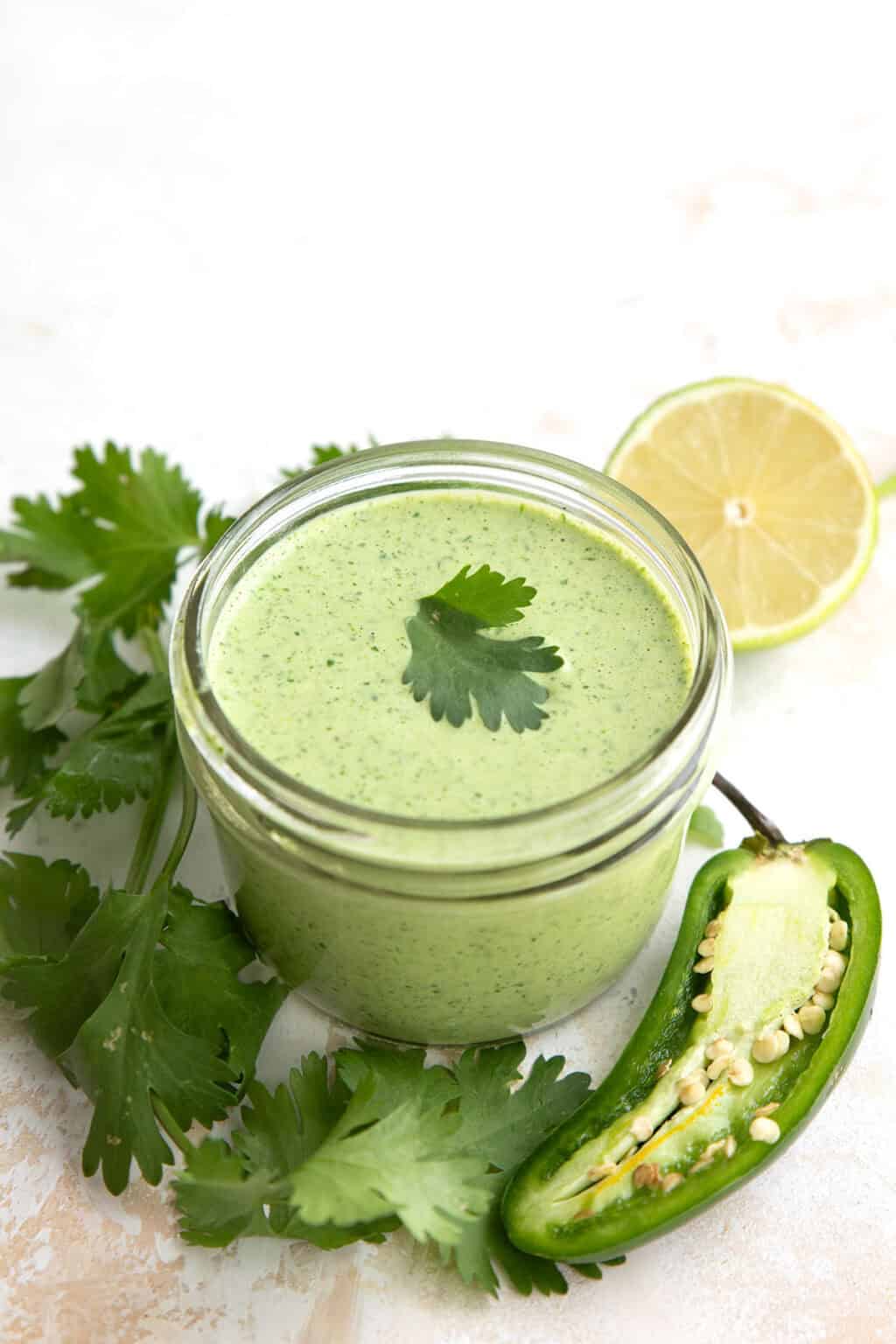 Creamy Cilantro Dressing - All Day I Dream About Food