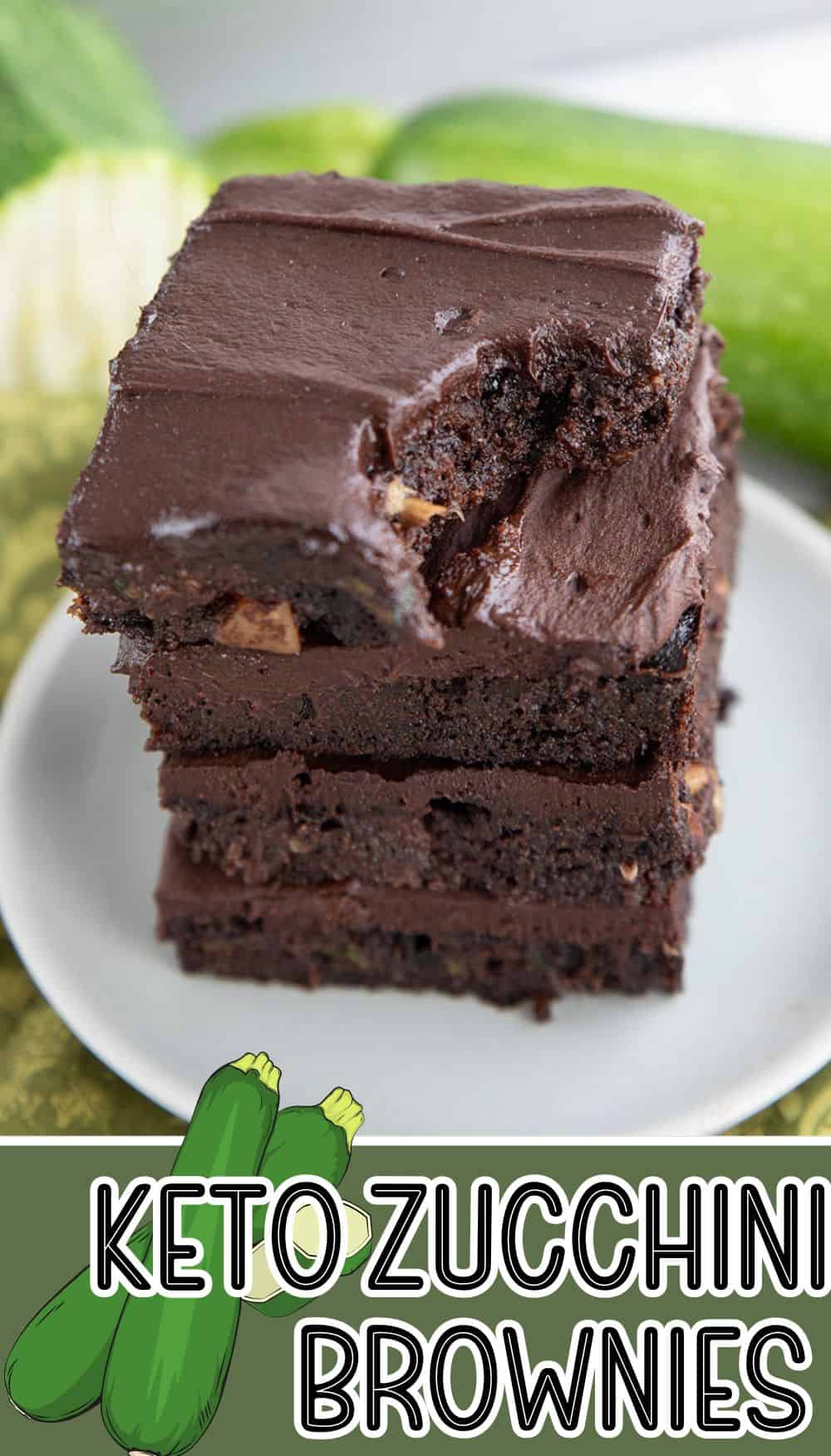 Zucchini Brownies Low Carb