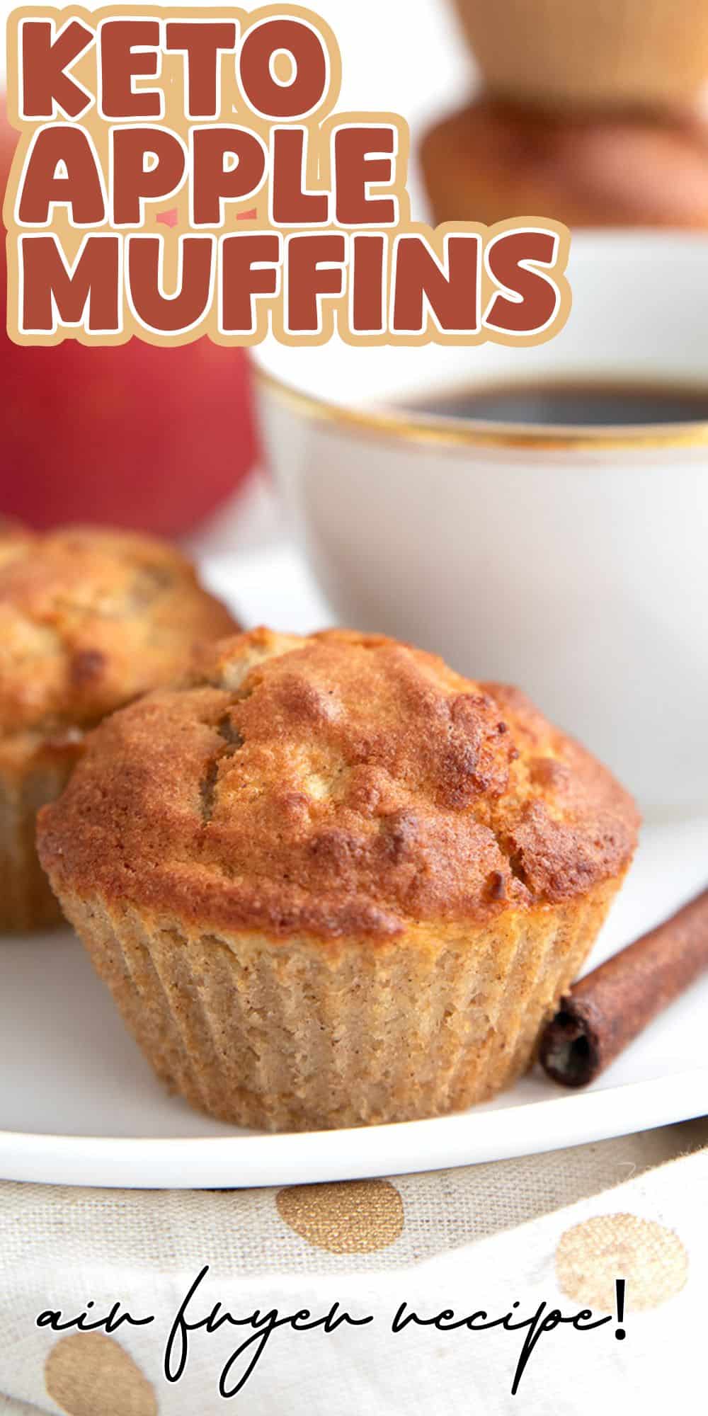 Keto Apple Cinnamon Muffins - All Day I Dream About Food