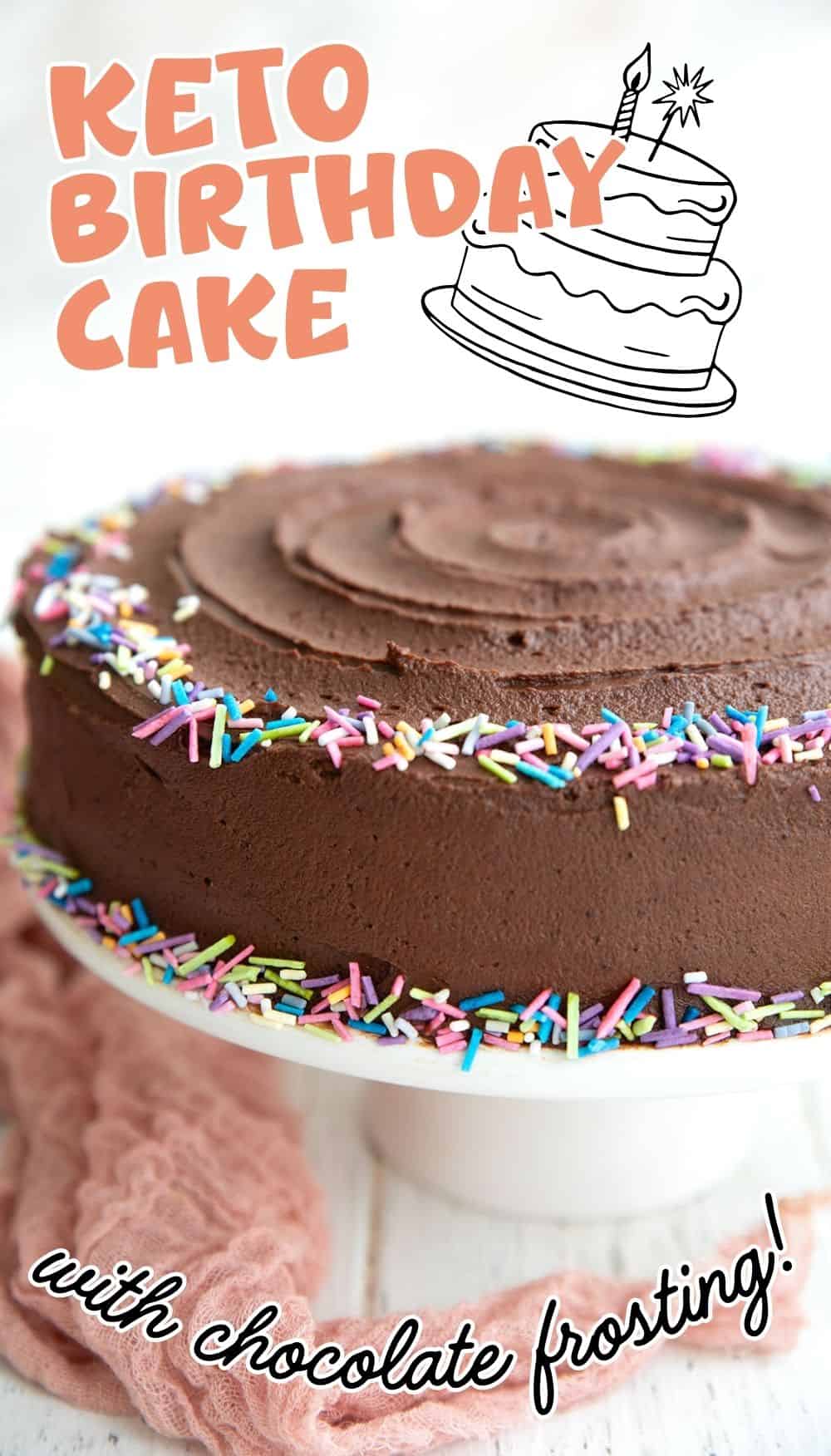 Keto Birthday Cake - All Day I Dream About Food