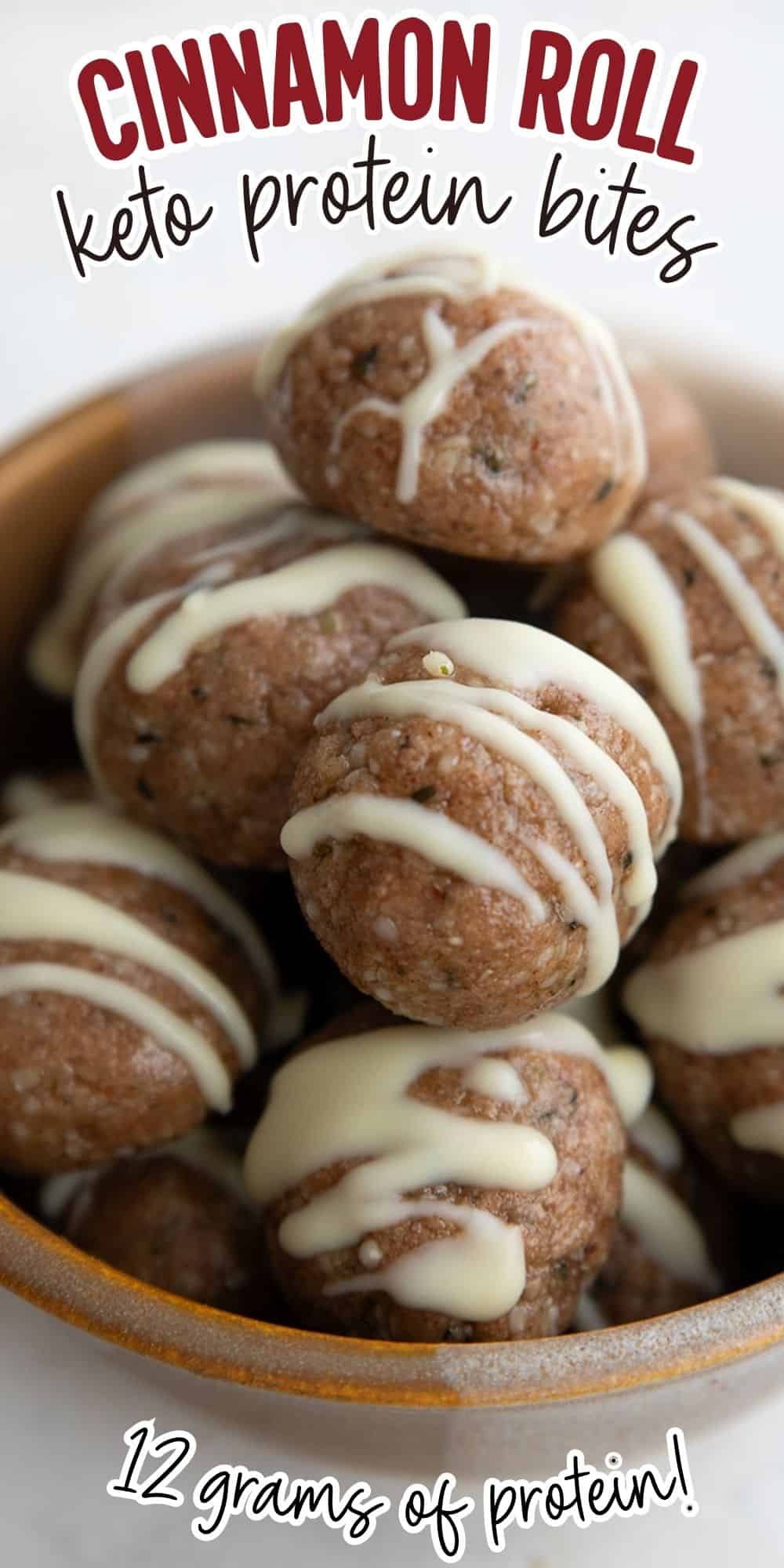 Cinnamon Roll Protein Balls - All Day I Dream About Food
