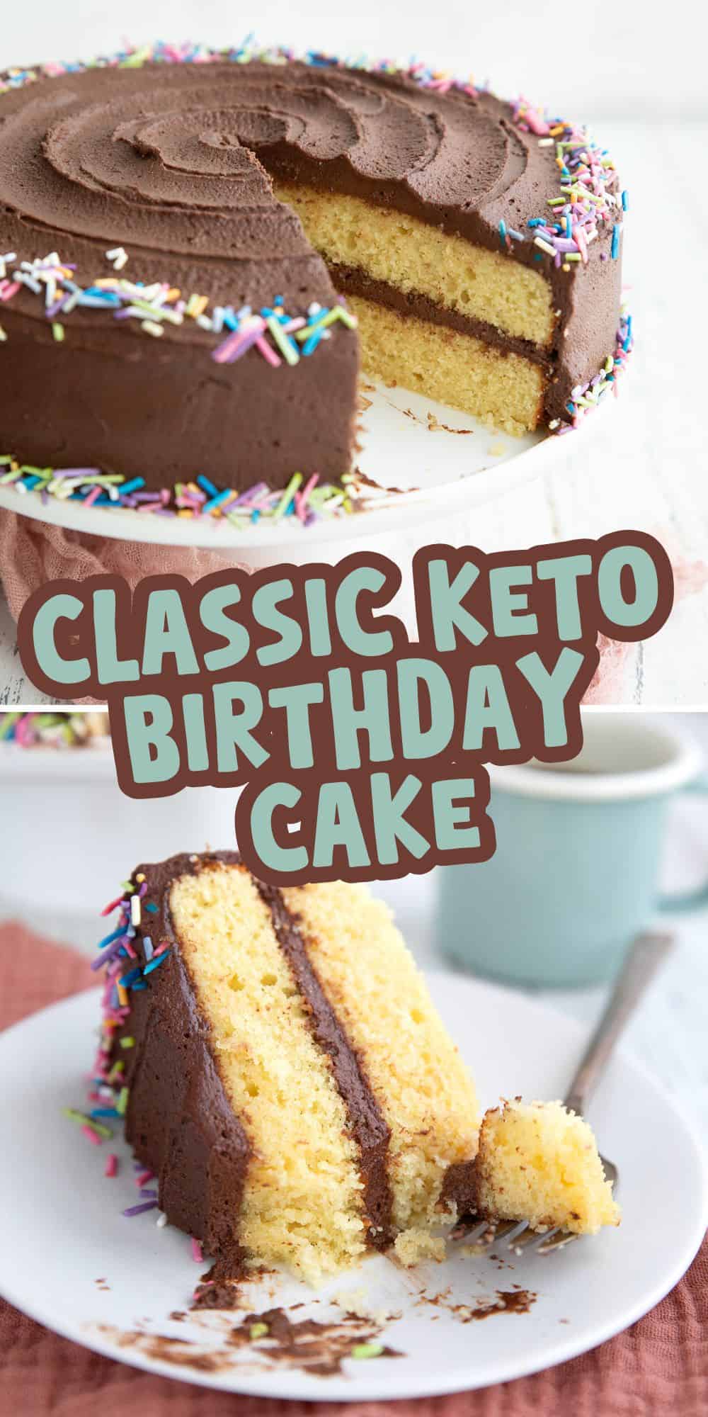 Keto Birthday Cake - All Day I Dream About Food