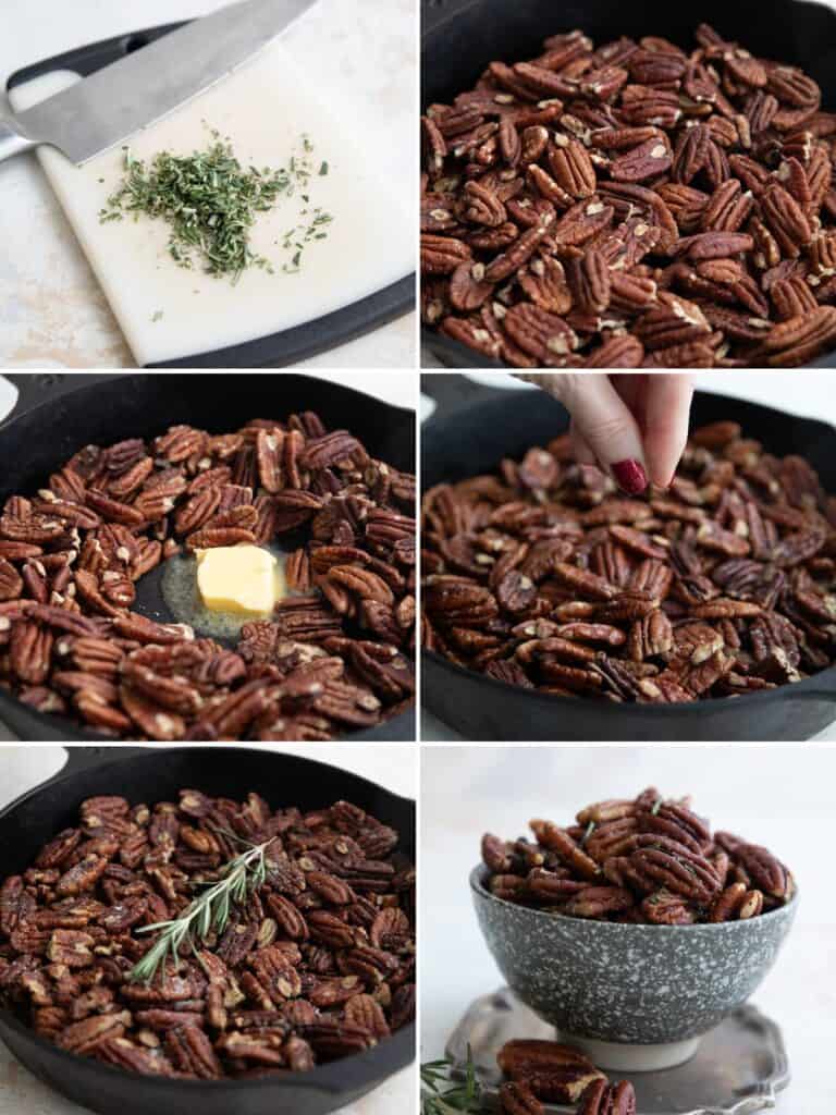 Rosemary Salted Pecans - All Day I Dream About Food