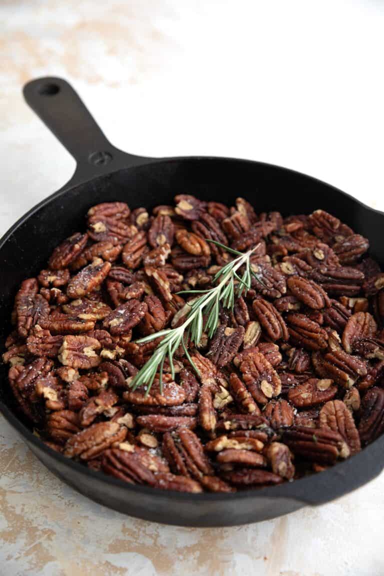 Rosemary Salted Pecans - All Day I Dream About Food